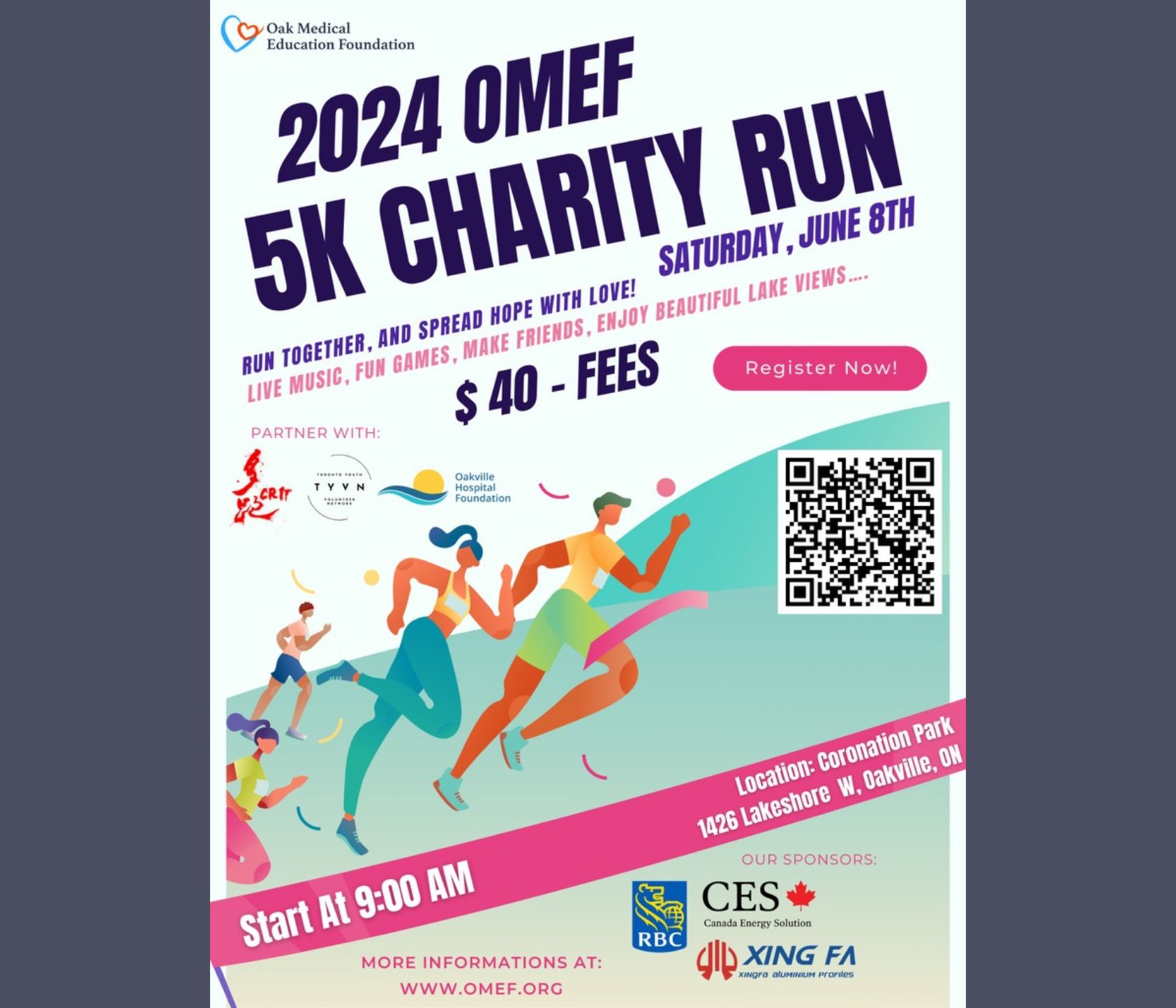 OMEF Charity Run - Oakville Hospital Foundation